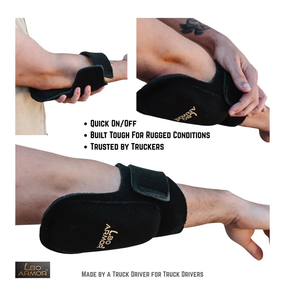 LBO ARMOR® Elbow Pad for Truck Drivers | Elbow Relief & Driver Comfort ...